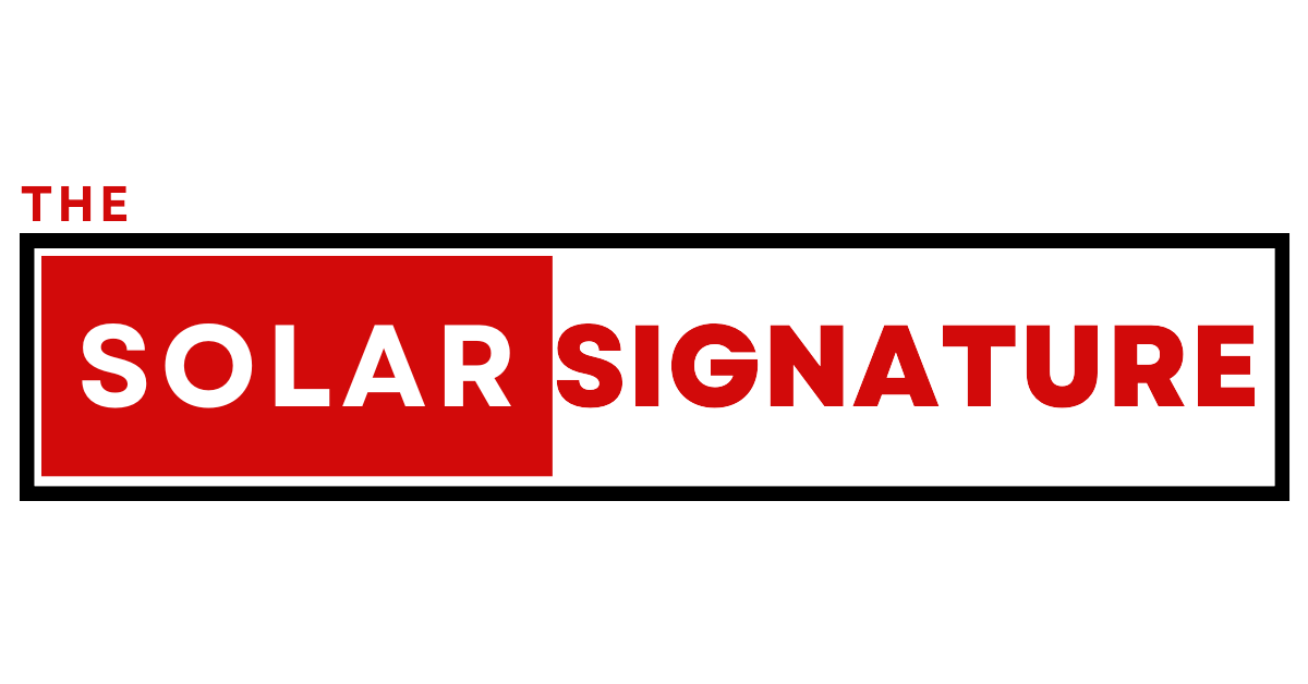 THE SOLAR SIGNATURE