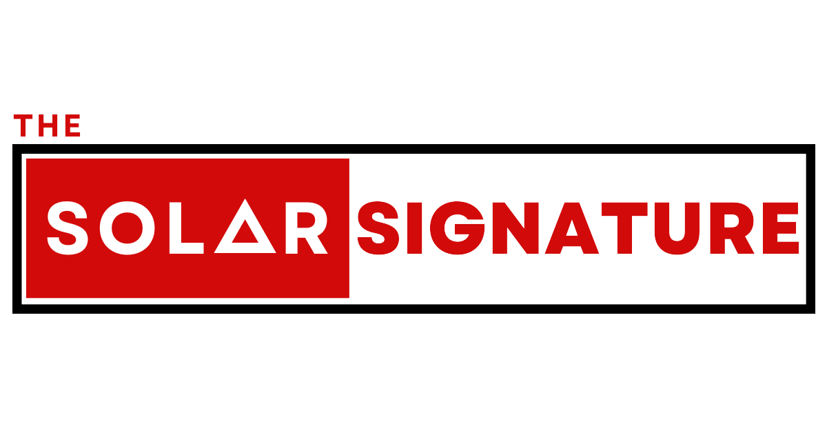 THE SOLAR SIGNATURE